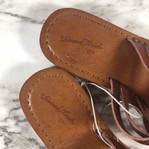 Universal Thread | Shoes | Universal Thread Brown Strappy Boho Thong ...